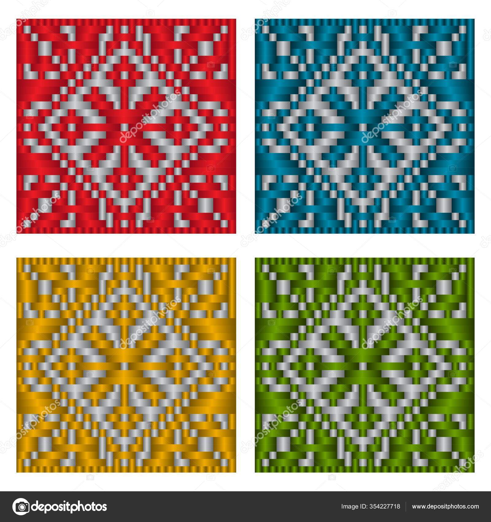 Beautiful Decorative Ethnic Woven Anyaman Background Texture — Stock ...