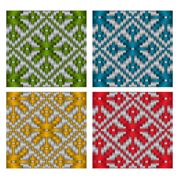 Beautiful Decorative Ethnic Woven Anyaman Background Texture — Stock ...