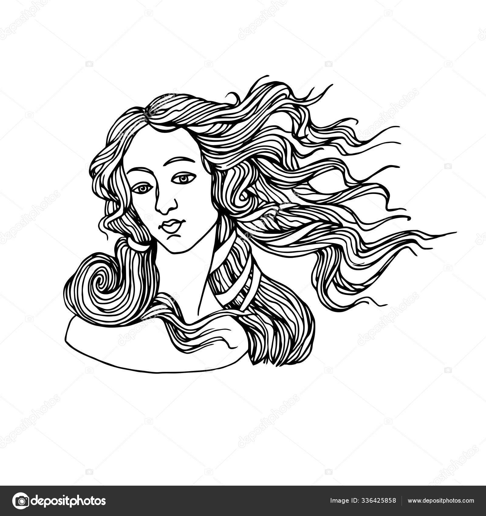 Venus Goddess Drawing