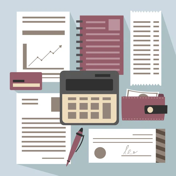 Workplace. objects set Stock Vector by ©Scorpion333 112091756