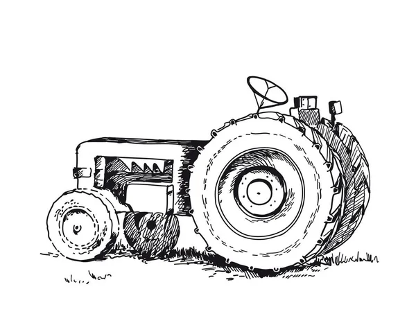 683 Tractor line art Vector Images | Depositphotos