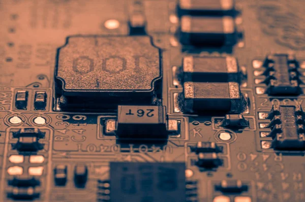 Circuit board. Electronic computer hardware technology. Information ...