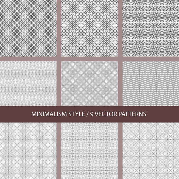 Set of subtle vector patterns Stock Vector Image by ©mrvvv #37220889