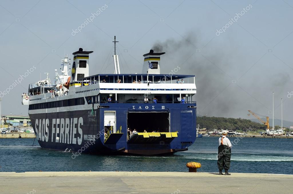 Greece, Transport, Ferry – Stock Editorial Photo © fotofritz #126630846