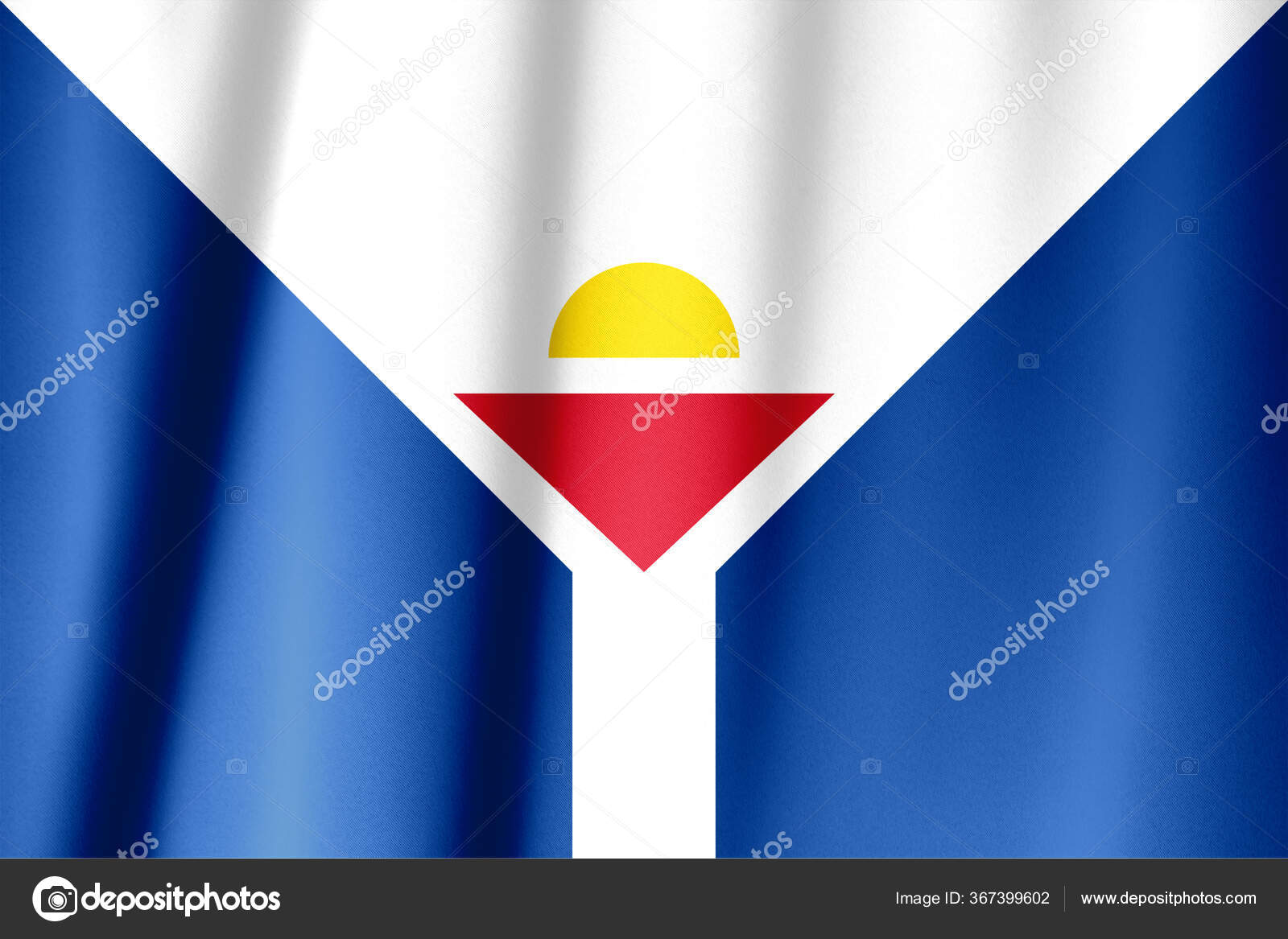 French St Martin Flag