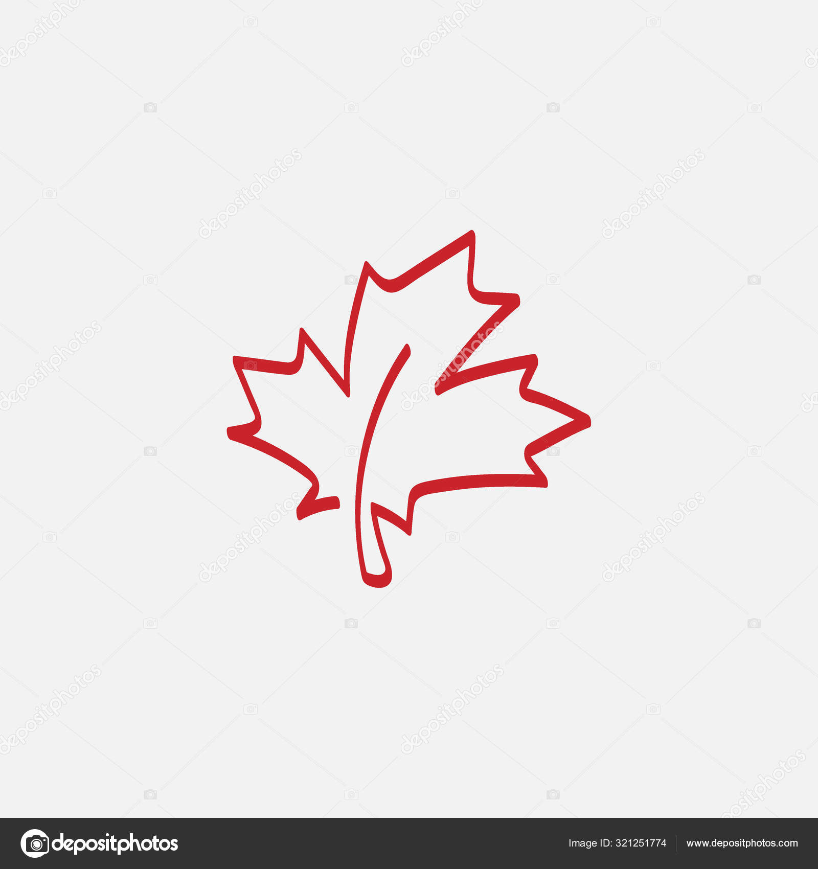 Autumn leaf canadian linear icon vector, maple leaf Stock Vector Image by ©KURSI_DESIGN #321251774