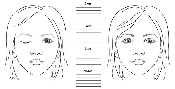 7,332 Face chart Vector Images | Depositphotos