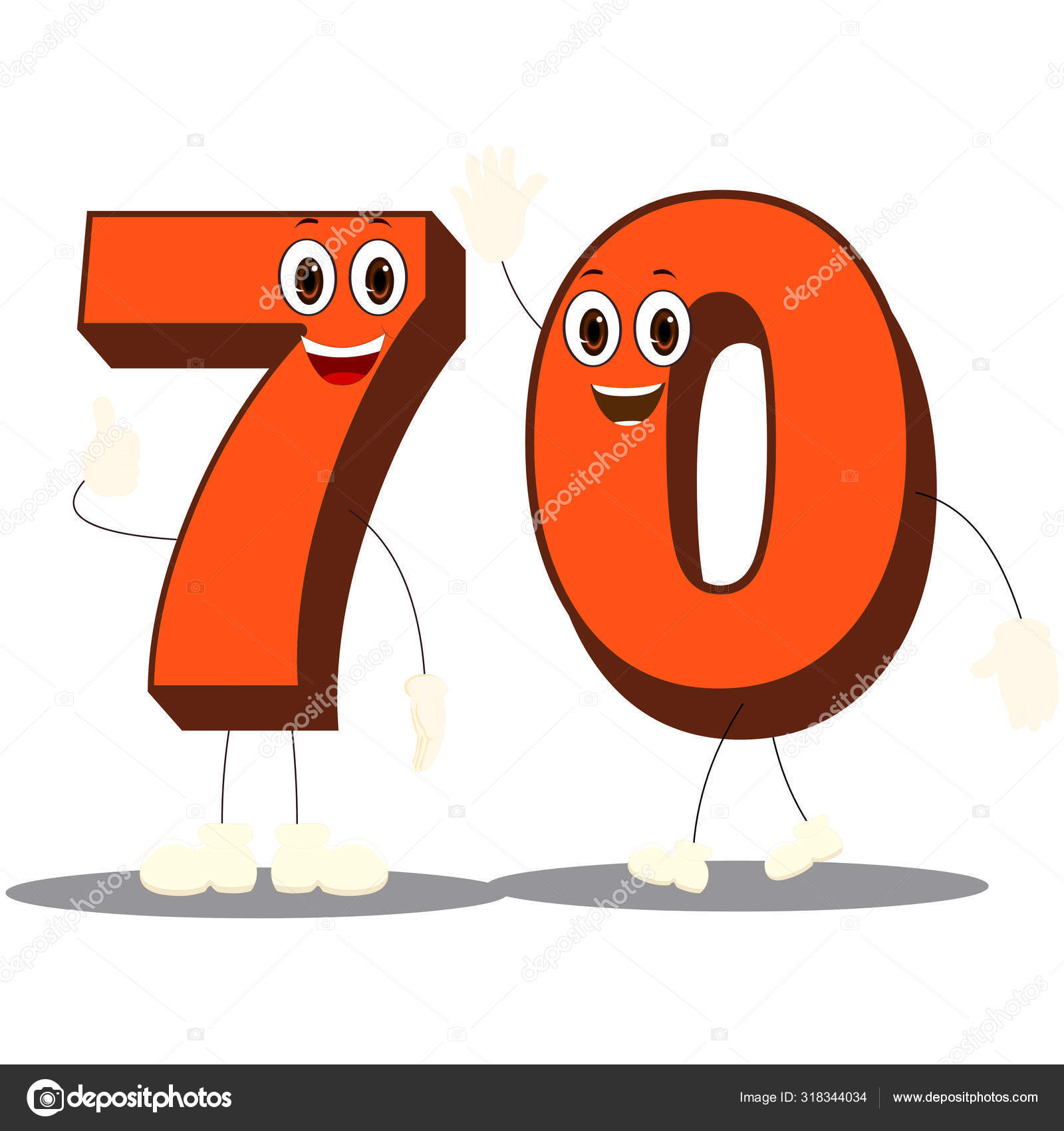 Number Seventy Cartoon Vector Image Stock Vector Image by ©Appuseries ... Number Seventy Cartoon Vector Image Stock Vector Image by ©Appuseries ...