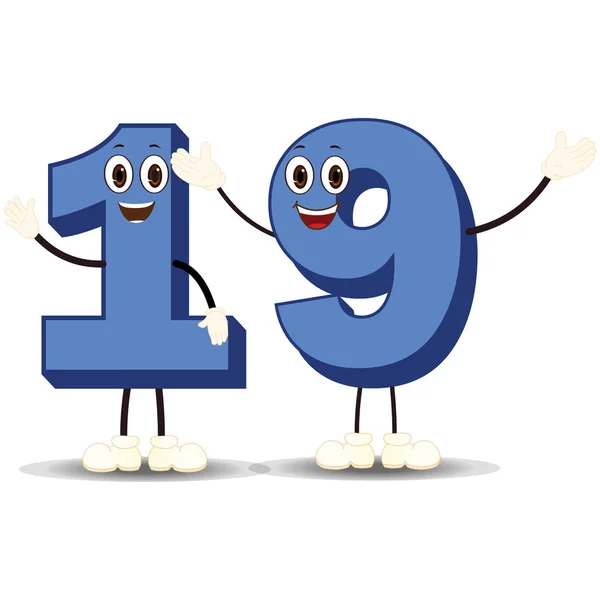 Number 19 Clipart