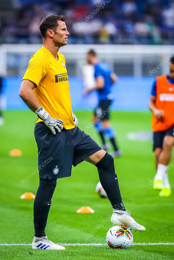 Daniele Padelli del FC Internazionale durante la temporada de fútbol ...