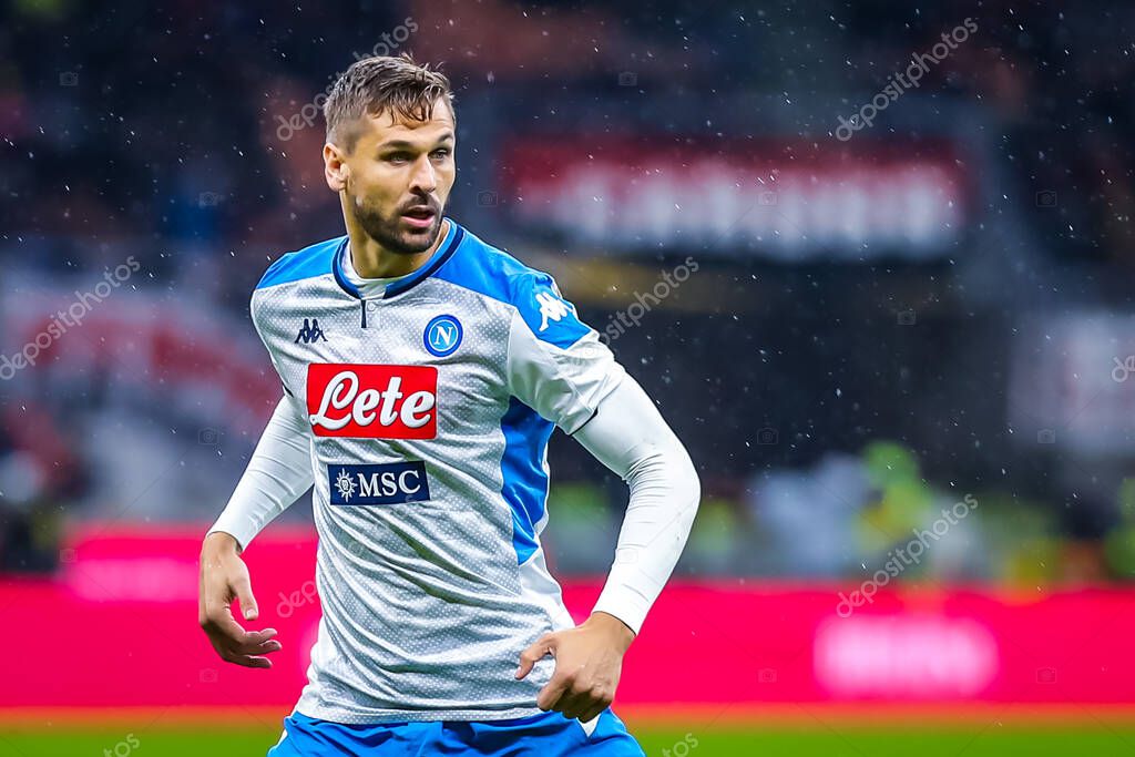 Fernando Llorente de SSC Napoli durante la temporada de fútbol italiano ...