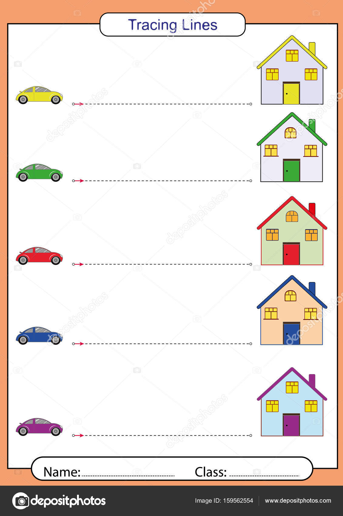 Follow the lines with your pencil — Stock Vector © kamilon #159562554