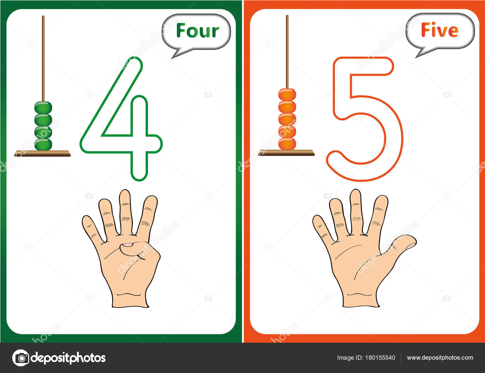 Aprender los números 0-10, Tarjetas Flash, actividades educativas ...