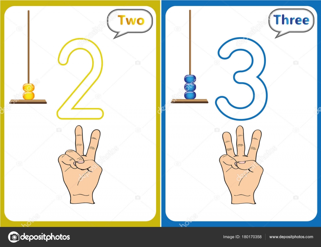 Aprender los números 0-10, Tarjetas Flash, actividades educativas ...