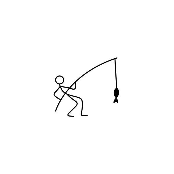 Fish Stick Figure