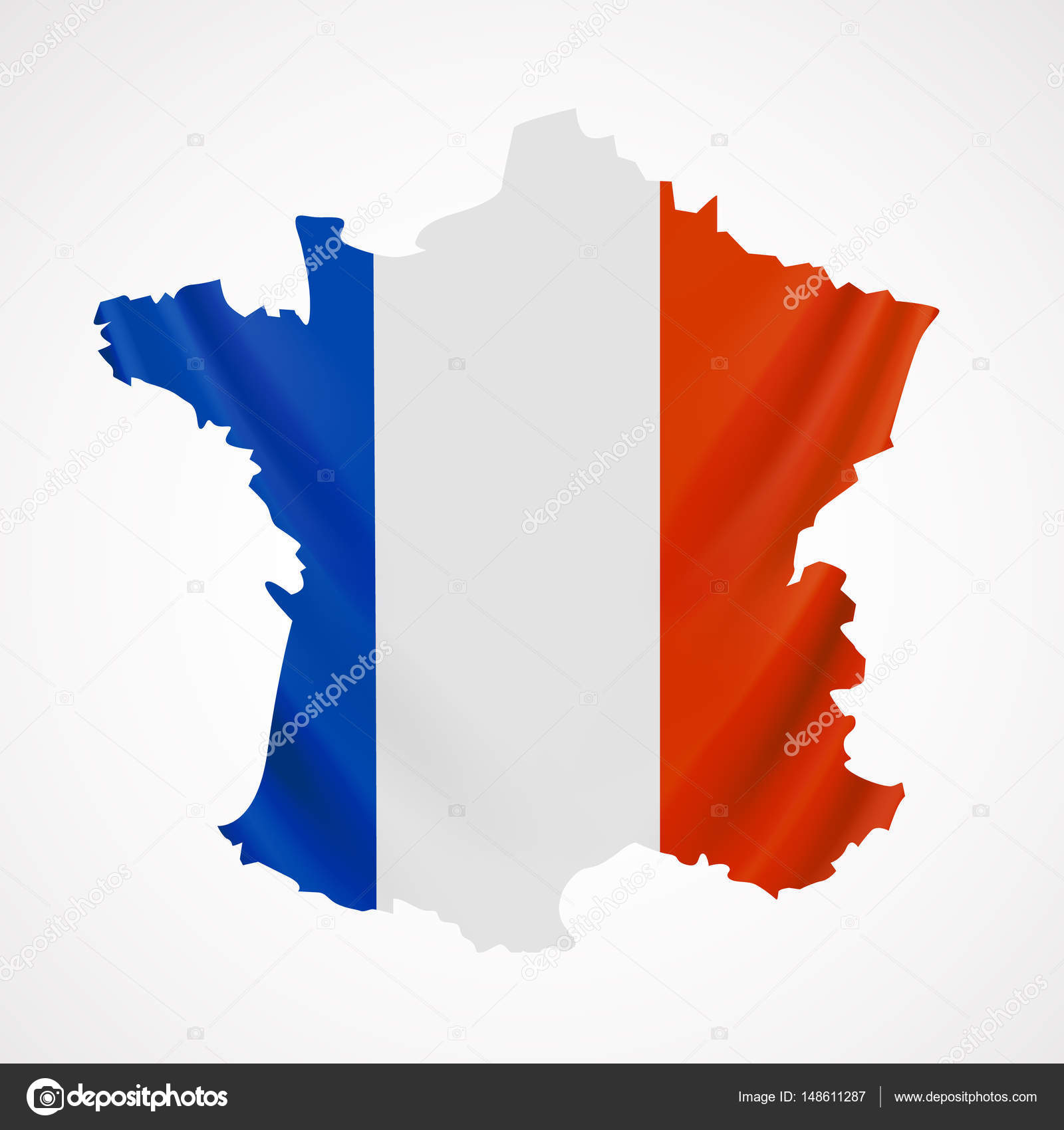 Forskjellige Franske Flagg Fransk Bestefar Frankrike Flagg Til