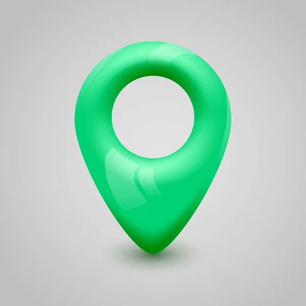Green Map pin pointer on map. Modern app icon. Stock Vector by ©hobbit ...