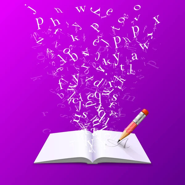 Flying letters Vector Art Stock Images | Depositphotos