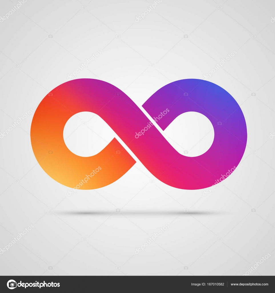 Infinity symbol with color gradient. Stock Vector Image by ©hobbit_art ...