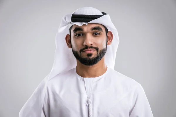 Arabic handsome man studio portraits — Stock Photo © oneinchpunch ...