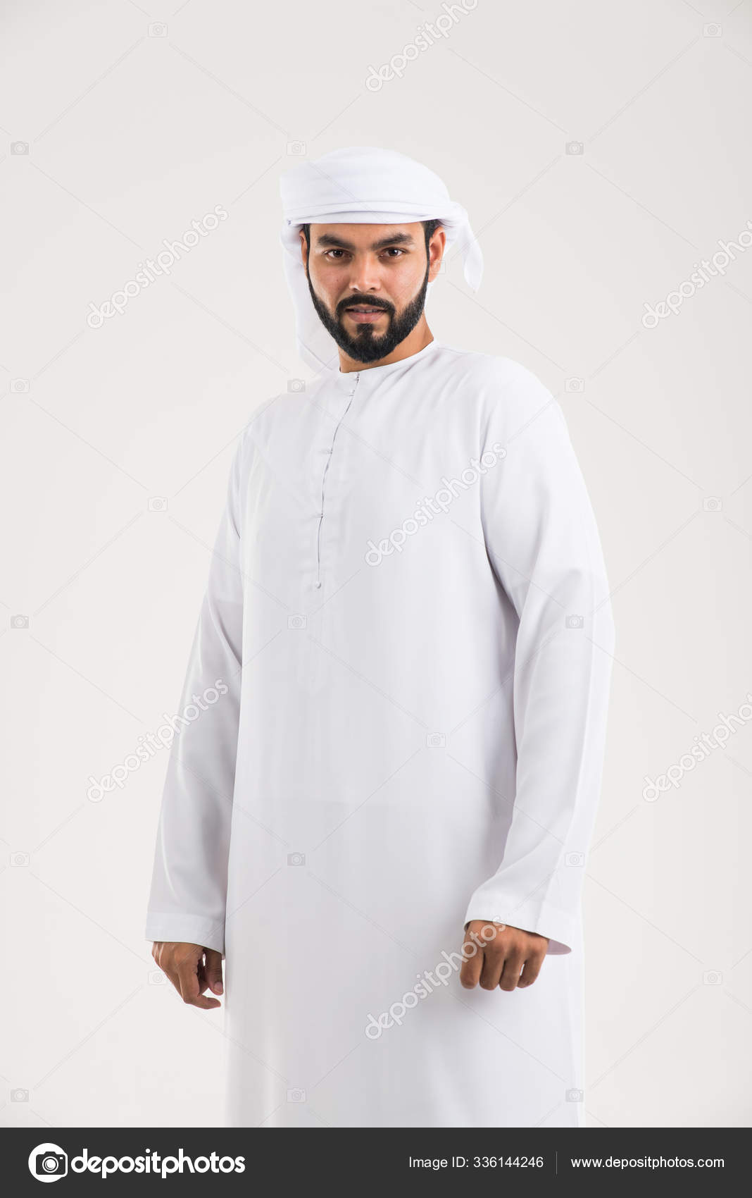 Emirates people in studio — Stock Photo © oneinchpunch #336144246