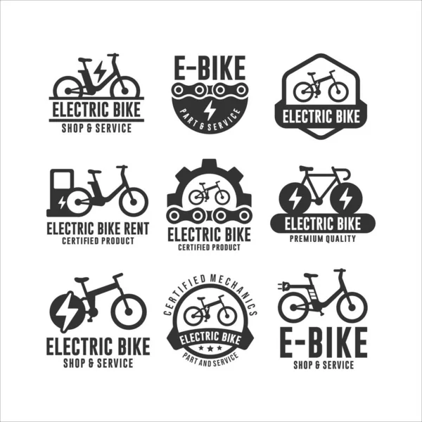 Bike shop, club, bicycle service, mountain and road biking badge Stock ...