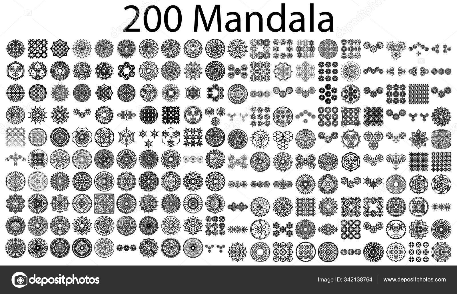 Mandala round pattern vintage Stock Vector by ©mandala21 342138764