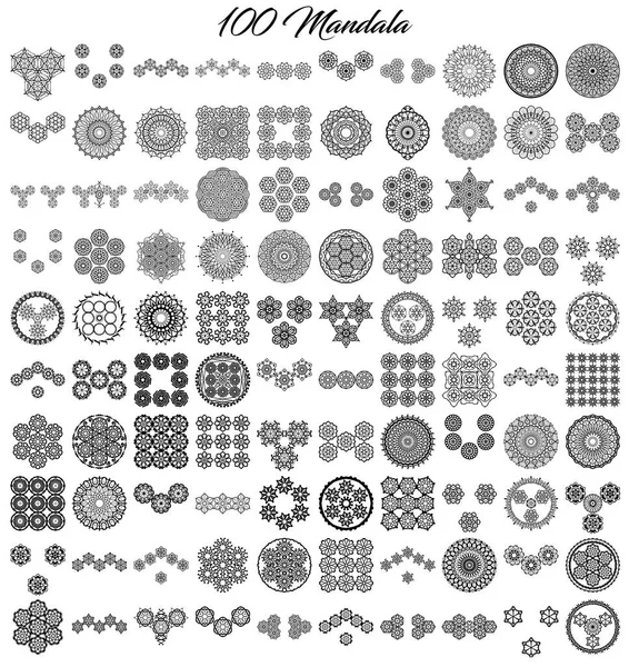 Mandala round pattern vintage Stock Vector by ©mandala21 342138764