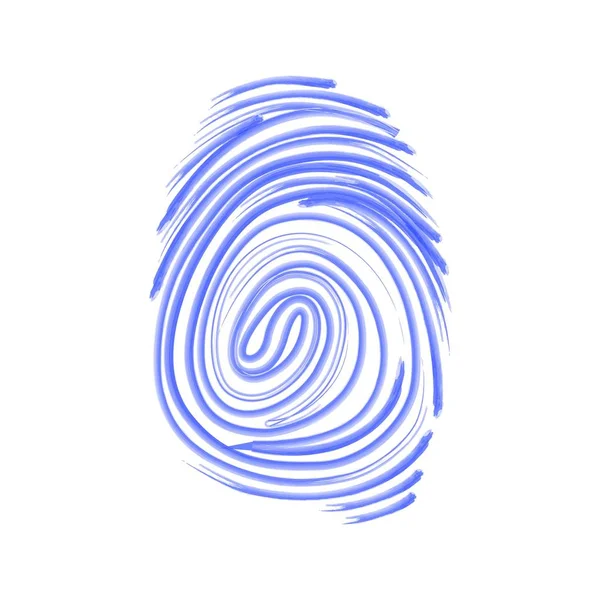 Fingerprint dactylogram finger-mark vector illustration Stock Vector ...