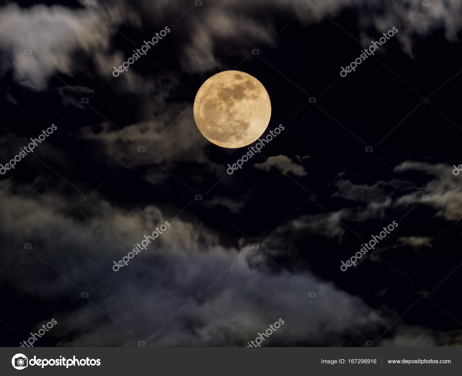 Abstract night sky with full moon for halloween background. — Stock ...