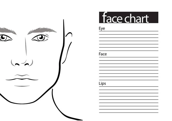 Male Makeup Face Chart | Saubhaya Makeup