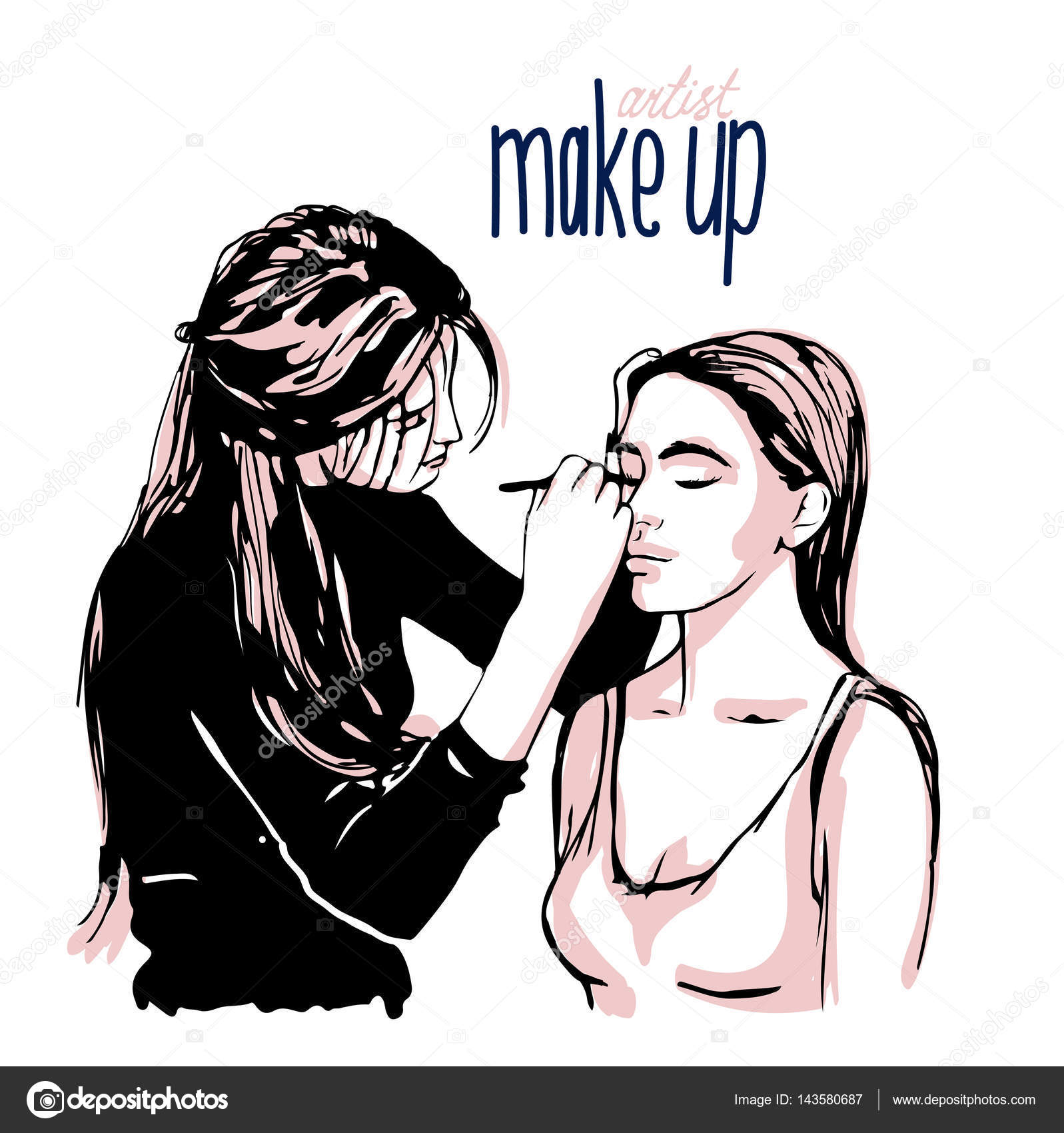 Makeup Artist Illustration