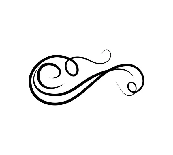 Simple Swirl Line Clip Art
