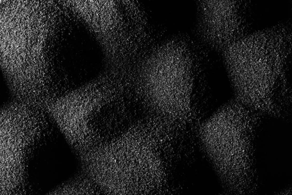 Black sand dunes background. Bump trace. Creative sand relief. — Stock ...