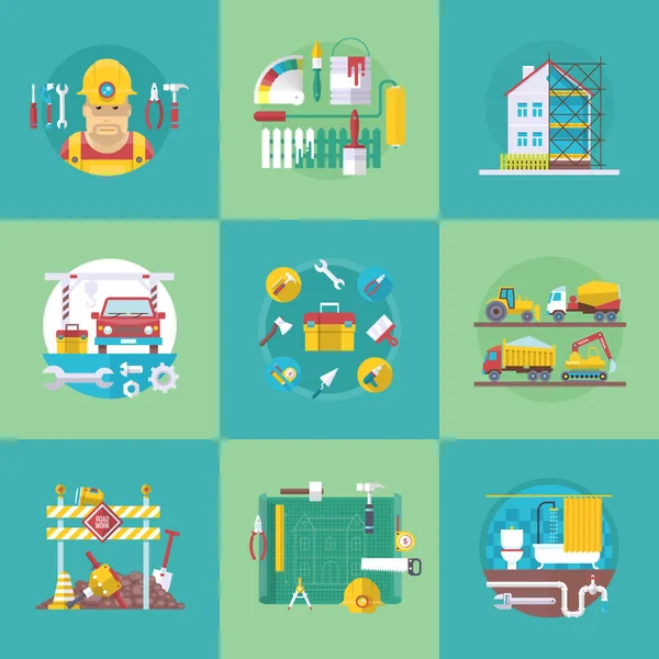 Vector constructing, industry of building and development set for web ... Vector constructing, industry of building and development set for web ...