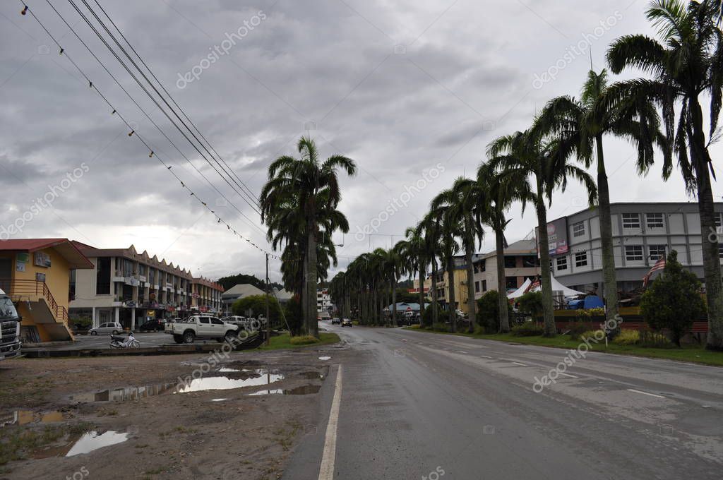 Marudi Lawas, Sarawak / Malasia - 7 de octubre de 2019: Los hermosos ...