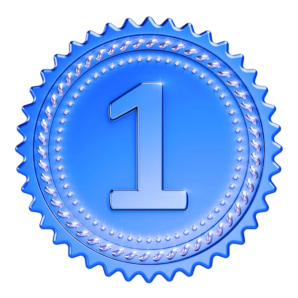 Fotos de Icono de número uno color azul de stock, imágenes de Icono de ...