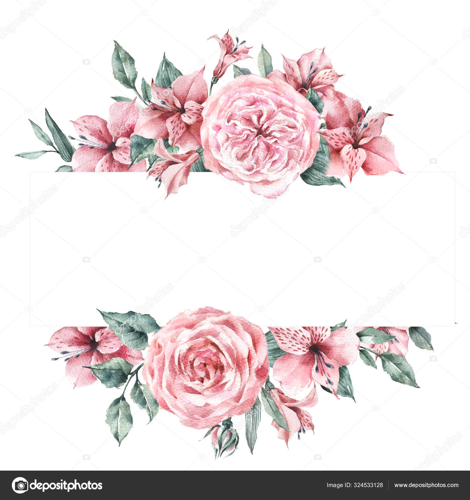 Floral Banner Clip Art