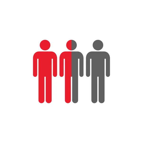 Two Male Stick Figures Standing Beside Each Other Gay Icon Fri