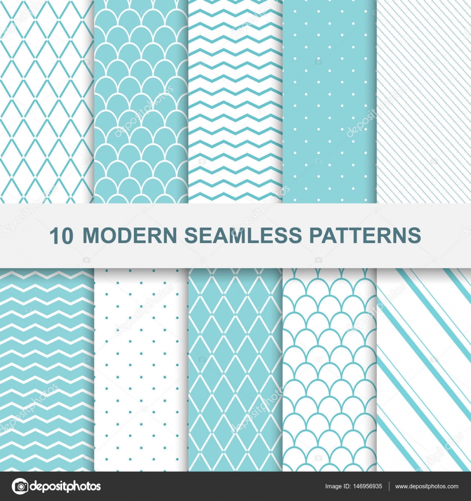 Modern seamless patterns Stock Vector Image by ©Sheunw #146956935