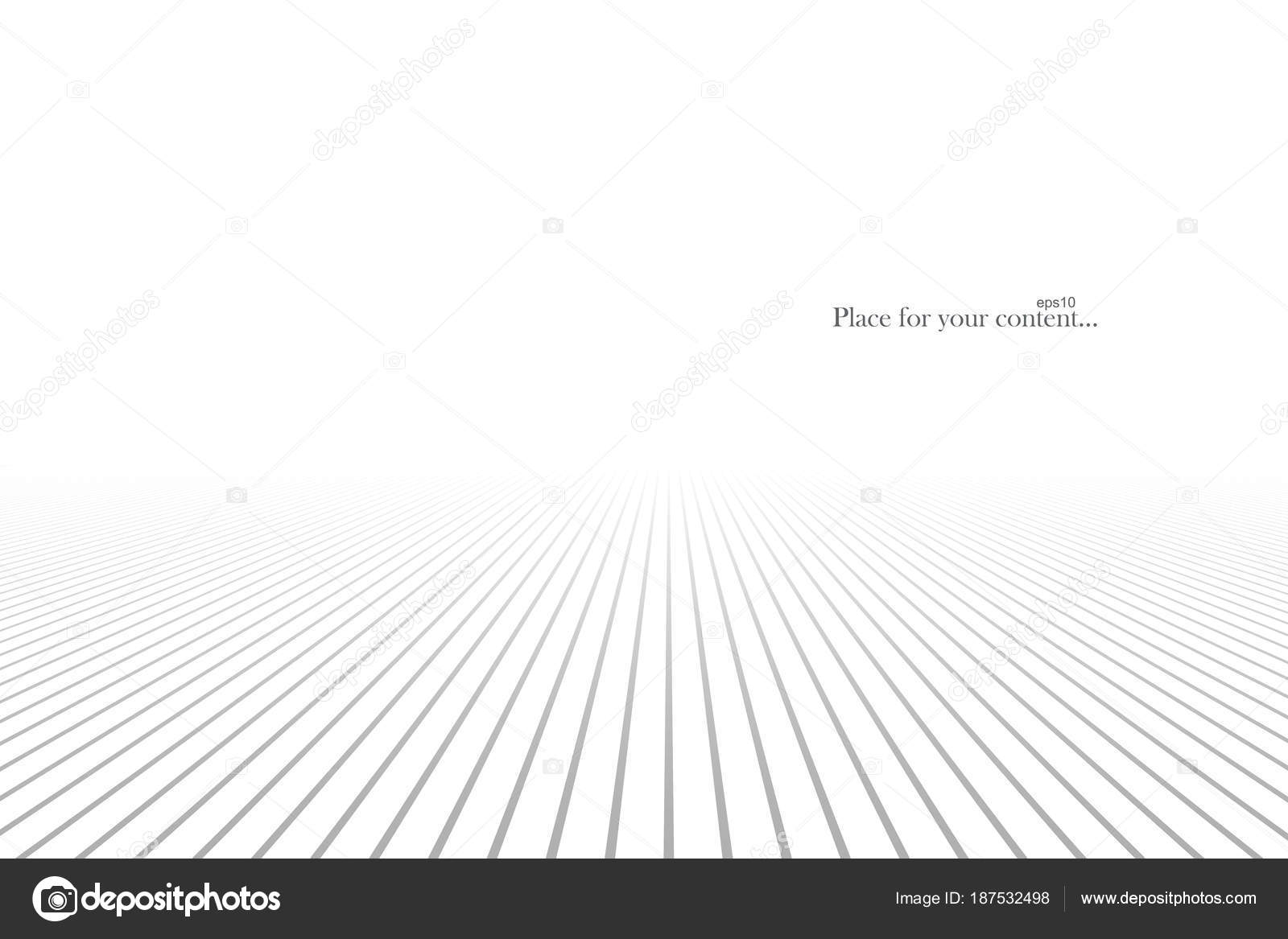 White abstract background with perspective. Futuristic linght design ...