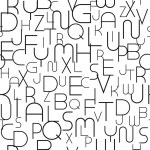 Continuous letters pattern Stock Vector Image by ©TatianaMakh #68026915