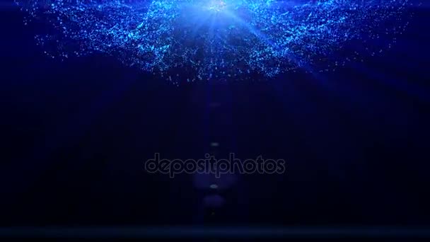 4k Blue Particle seamless background — Stock Video © zozu #136142948