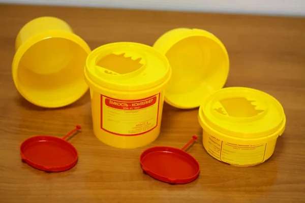 Medical waste container Stock Photos, Royalty Free Medical waste ...