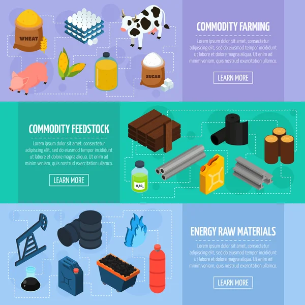 Commodity Icons Set Stock Vector Image by ©macrovector #126384284
