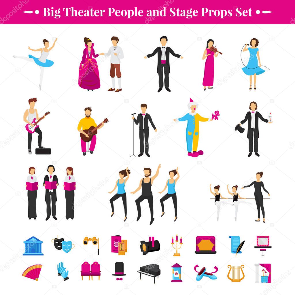 Stage Props Set Stock Vector Image by ©macrovector #130274782