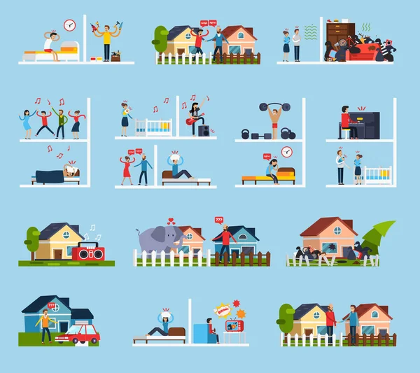 Neighbors icons, Royalty-free Neighbors icons Vector Images & Drawings ...