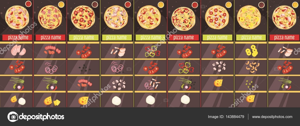 Pizza Topping Templates