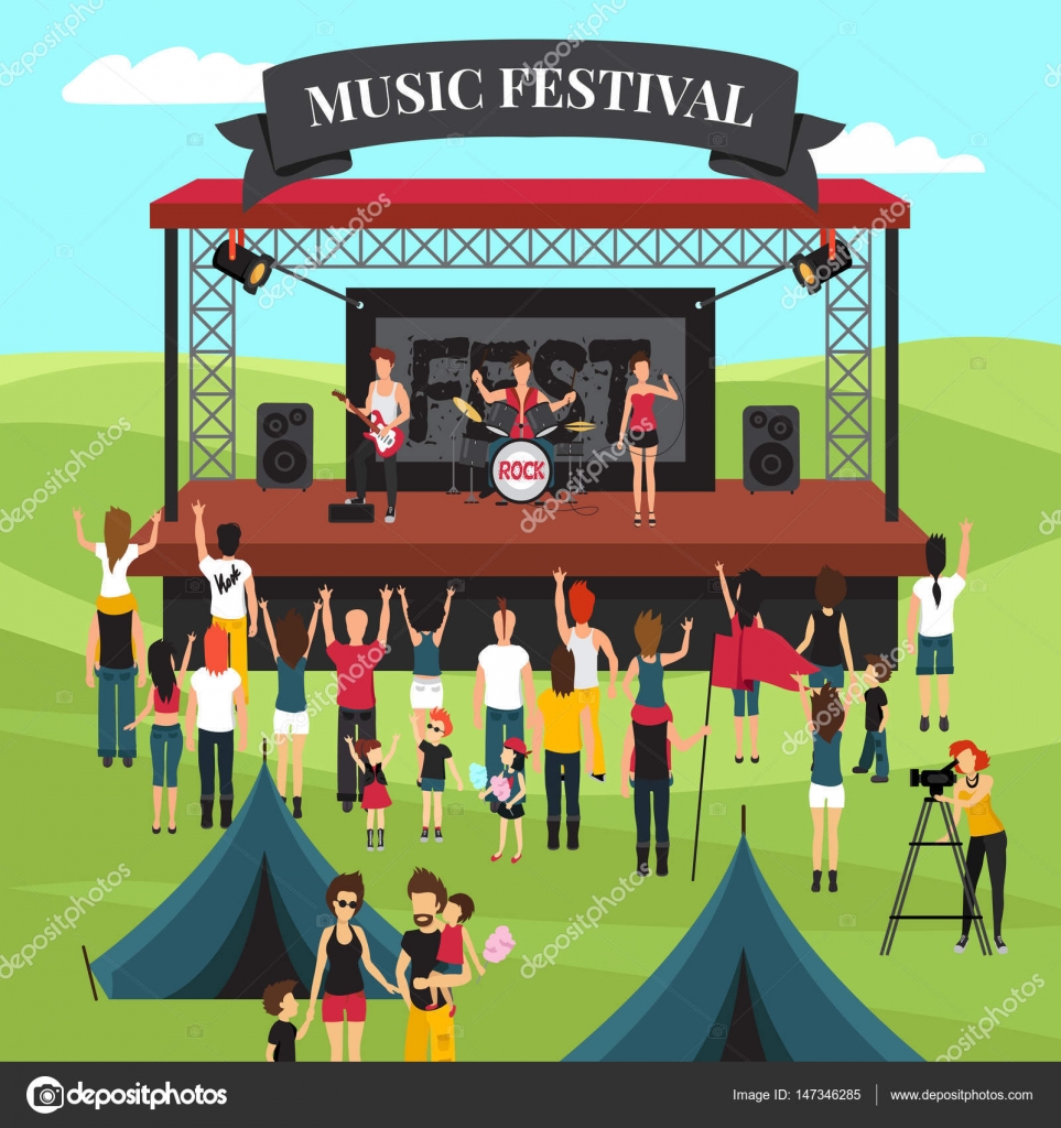 Outdoor Concert Clipart