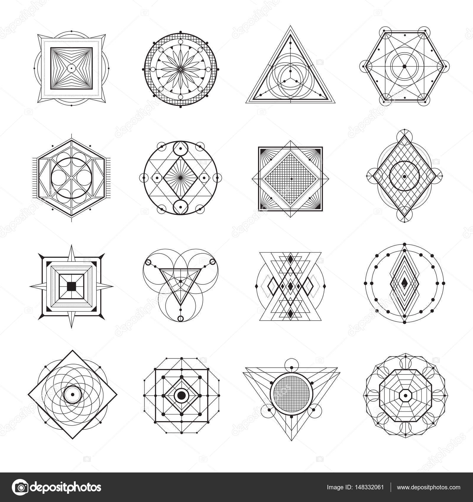 Sacred Geometry Set Stock Vector Image by ©macrovector #148332061